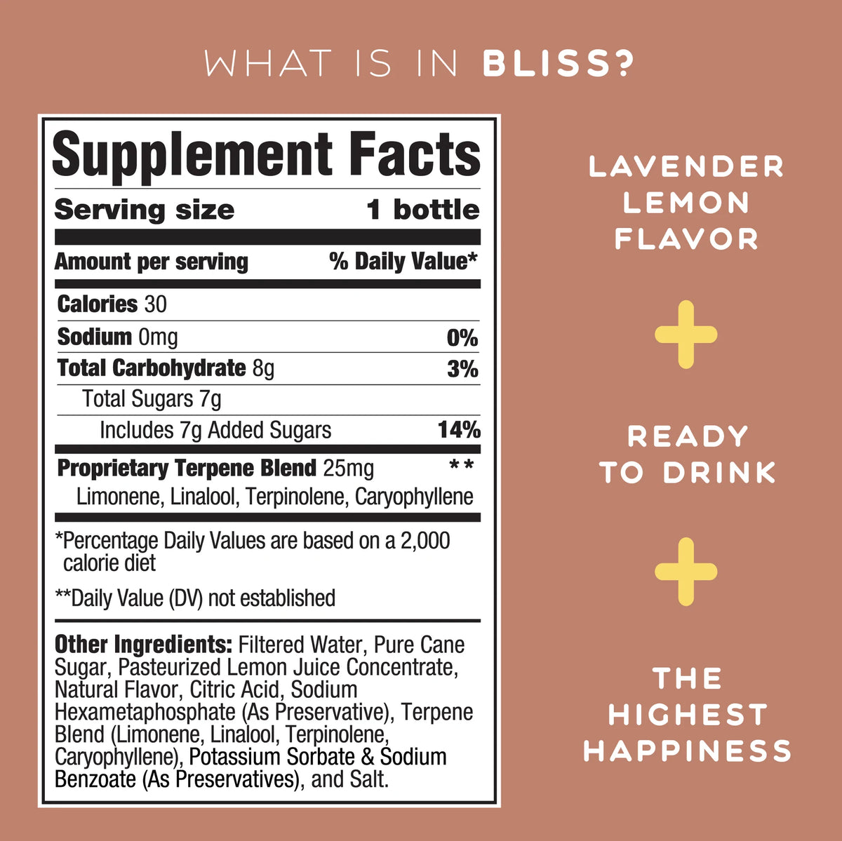 Bliss High Fives - Terpene Drink 5-Pack – The Happiest Hour Drinks